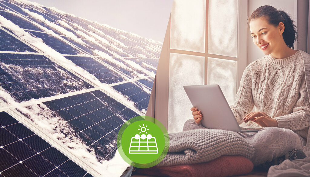 Gut fürs Klima: Solarstrom im Winter